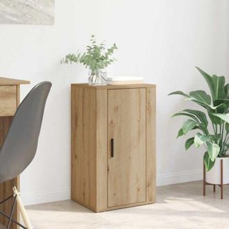 vidaXL Vidaxl - Buffet ch&ecirc;ne artisanal 40 x 33 x 70 cm - Bois ding&eacute;nierie robuste - Design moderne pour salon et cuisine