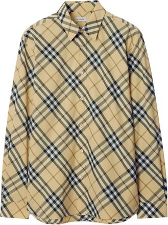 Burberry Hemd mit Vintage-Check - Nude