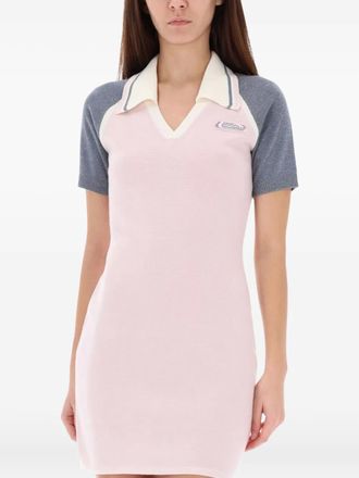 Casablanca robe-polo &agrave; manches courtes - Rose