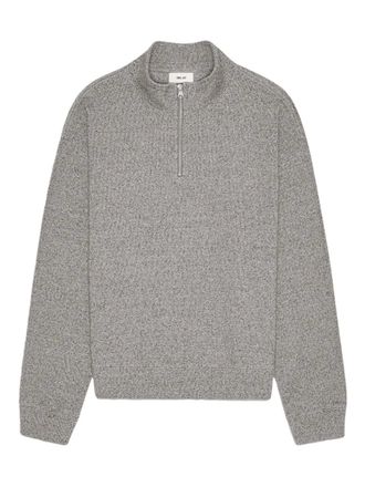 Nn.07 sweat à col zippé David - Gris