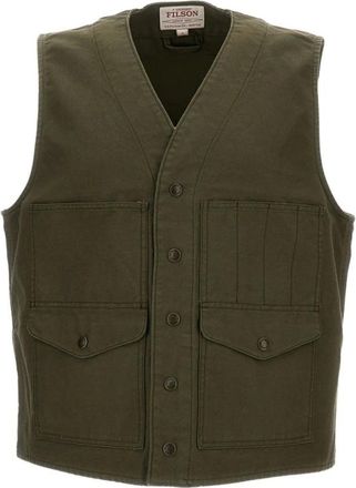 Filson Homme, Sport, Vert, Taille: L Fmgil0061 Vest