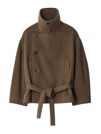 Christophe Lemaire Kurzer Mantel - Gr&uuml;n
