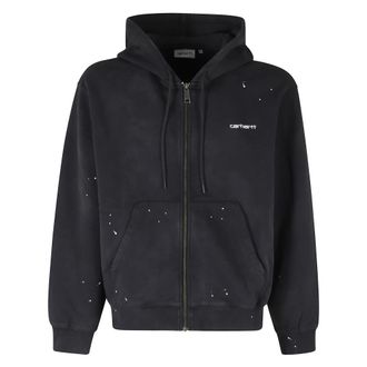 Carhartt Work in Progress Homme, Sweatshirts et sweats &agrave; capuche, Noir, Taille: M Zip-throughs