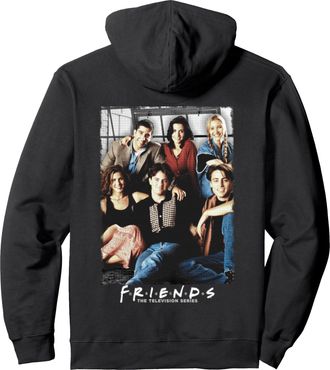 Friends TV Show Cast Foto Vintage 90er Jahre Fan Retro Sitcom Geek Pullover Hoodie