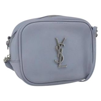 Saint Laurent Pre-owned Leder Crossbody Bag - - Pre-owned - Damen - Blau - ONE SIZE
