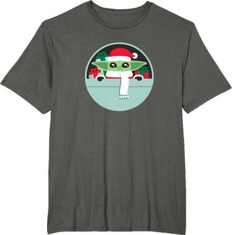 Star Wars The Mandalorian Grogu Loaded with Presents Holiday T-Shirt