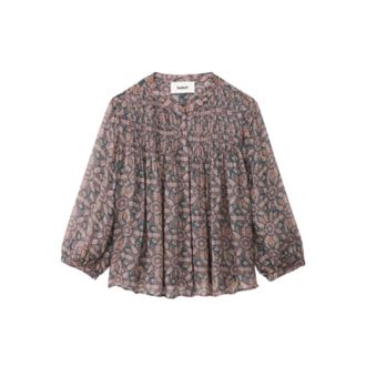 BA&SH Femme, Blouses et Chemises, Bleu, Taille: 36 FR Shirt Tazio - Couleur: BLEU,Taille: 1