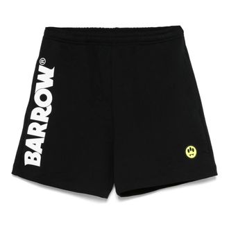 Barrow Barrow, Homme, Shorts, Noir, Taille: XL Shorts Noirs avec D&eacute;tail Iridescent