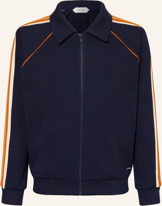 Versace Sweatjacke Mit Galonstreifen blau
