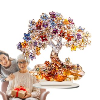 Generic Acryl Baumschild Dekoration, Baum Ornament, Trauer Acrylplatte | Inspirierende Desktop-Dekoration, exquisite Verbesserungen für Schlafzimmer, Arbeitsz