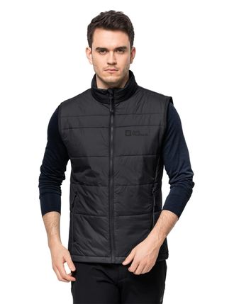 Jack Wolfskin Herren Bergland Ins Vest M Jacket, Schwarz, 3XL EU
