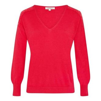 Morgan 241-MOLLI Pull-Over, Rouge, M Femme