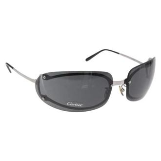 Cartier Pre-owned Platine lunettes-de-soleil - Femme - Pre-owned - Gris - Taille: ONE Size