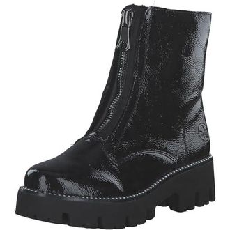 Rieker Femme Y3351 Botte mi-Mollet, Noir, 39 EU