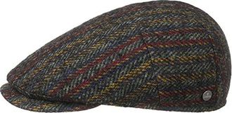 Lierys Casquette Capri Fairbury Homme - Made in Italy Laine Gavroche avec Visiere, Doublure, Doublure Hiver Automne-Hiver - 61 cm Multicolore