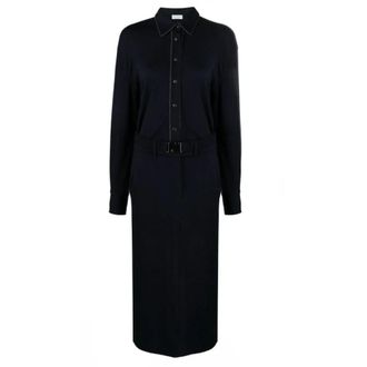 Brunello Cucinelli Kleid mit Kettenverzierung - - Dresses - Damen - Blau - S