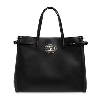 Valentino Garavani Ledertasche - - Bags - Damen - Schwarzk - ONE SIZE