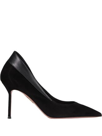 Aquazzura escarpins Guanto 85 mm à bout pointu - Noir
