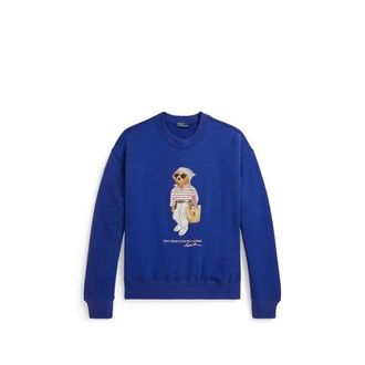 Polo Ralph Lauren Pull &agrave; motif en coton m&eacute;lang&eacute;
