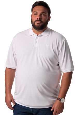 Men Plus Herren gro&szlig;e Gr&ouml;&szlig;en &Uuml;bergr&ouml;&szlig;en Menswear L-8XL Men+ Poloshirt, Bauchfit, Basic, Piqu&eacute;, Halbarm, XL bis 10 XL schneewei&szlig; 9XL 836264200-9XL