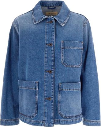 Max Mara Femme, Vestes, Bleu, Taille: 34 FR Denim Vestes