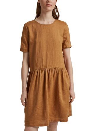 Esprit Damen Kleid 051ee1e313, 230/Camel, 40