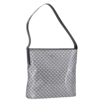 Celine Pre-owned Sac bandouli&egrave;re en toile Macadam - Femme - Pre-owned - Gris - Taille: ONE Size