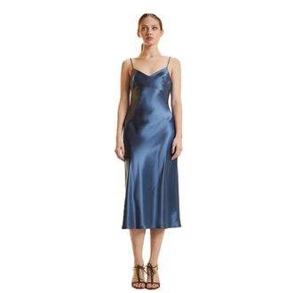 Cynthia Rowley Garbo Slip Dress - - Dresses - Damen - Blau - S