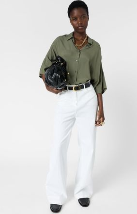 Gerard Darel Chemise fluide oversize - CIRAE - Kaki moyen