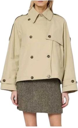 Paul Smith Femme, Manteaux, Beige, Taille: 36 FR Trench court