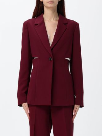 Twinset Blazer droit en cr&ecirc;pe avec d&eacute;tail d&eacute;coup&eacute; et col &agrave; revers