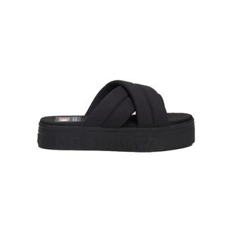 Tommy Hilfiger Urban Flatform Sandalen - - Shoes - Damen - Schwarzk - 37 EU