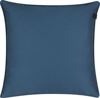 Schöner Wohnen Kollektion Kissenbezug Soft - Kissenbezug 45x45 Baumwolle - Dekokissen blau - Kissenbezug ohne Füllung - Sofakissen waschbar pflegeleicht