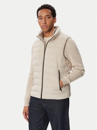 Milestone Bodywarmer 630372 60915 Beige Regular Fit