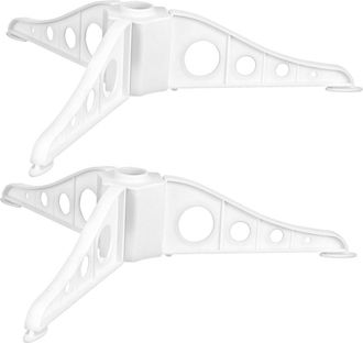 BESPORTBLE Weihnachtsbaumst&auml;nder Kunststoff 15cm Wei&szlig; Stabile Halterung f&uuml;r K&uuml;nstliche Weihnachtsb&auml;ume 2 St&uuml;ck Weihnachtsbaumfu&szlig;st&auml;nder f&uuml;r Zuhause