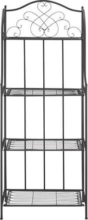 Safavieh Modern Metall Au&szlig;enregal, Schwarz