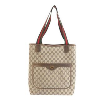 Gucci Sac cabas Pre-owned en toile GG Supreme et cuir - Femme - Pre-owned - Beige - Taille: ONE Size