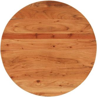 vidaXL Tischplatte Ø70x3,8 cm Rund Massivholz Akazie Vidaxl