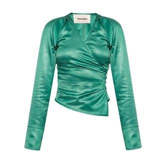 Nanushka Mado Top - - Blouses & Shirts - Damen - Gr&uuml;n - L