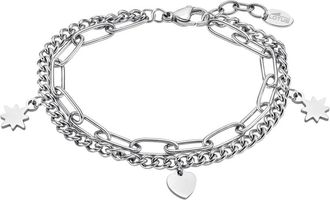 Lotus Style Armband für Damen aus Edelstahl in der Farbe Silber, Länge: 20 cm, LS2313-2/1