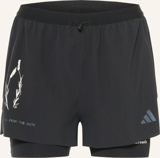 adidas 2-In-1-Laufshorts schwarz