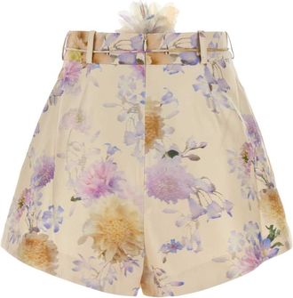 Zimmermann Luna Shorts - Beige