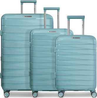 Franky Koffer-Set 3-teilig f&uuml;r Damen und Herren | Reise-Trolleys 49 x 28 x 74 cm aus hochwertigem, leichtem Polypropylen Material | Erweiterbar & TSA-Schloss