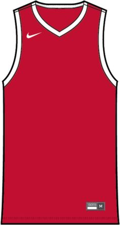 Nike Nike Herren Team25 Basketball Stock Jersey - University Red