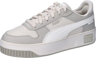 Puma Damen Carina Street Animal Fever Sneaker, Alpine Snow-Warm White-Desert Dust, 38.5 EU