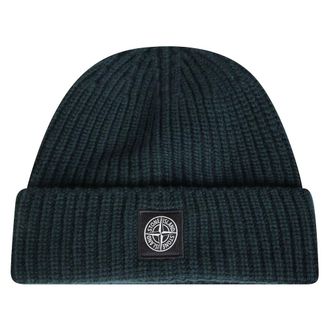 Stone Island N100012 Leichte RWS Geelong Wollm&uuml;tze - - Accessories - Herren - Gr&uuml;n - ONE SIZE