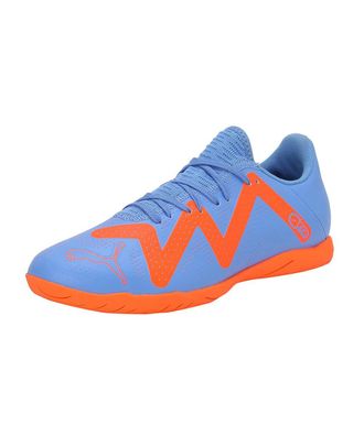 Puma Herren Future Play It Fussballschuh, Blue Glimmer White Ultra Orange, 44.5 EU
