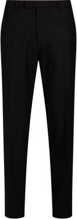 Pierre Cardin Pantalon uni en laine vierge m&eacute;lang&eacute;e