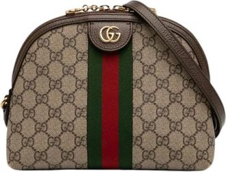 Gucci Sac bandouli&egrave;re Ophidia Pre-owned - Femme - Pre-owned - Beige - Taille: ONE Size