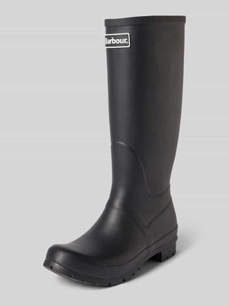 Barbour Stiefel mit Label-Pr&auml;gung Modell Abbey Tall Welly